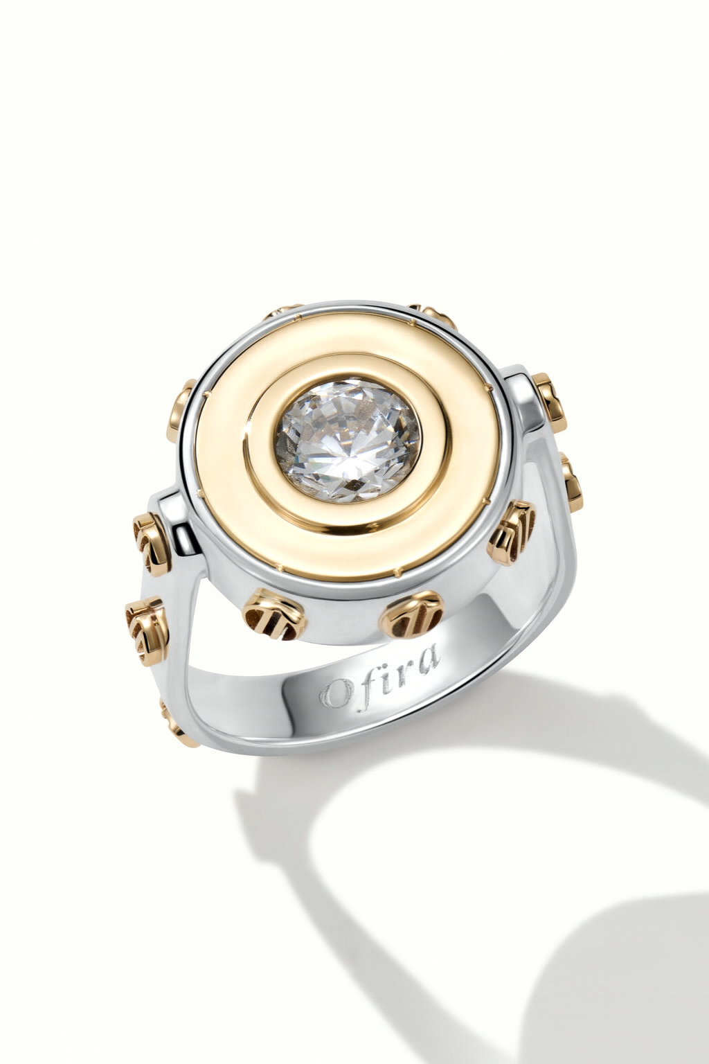 OFIRA GOLD ICON RING – SHAYA JEWELRY